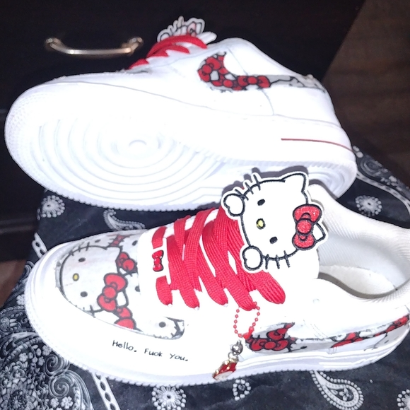 Nike | Shoes | Custom Hello Kitty Air Force S | Poshmark
